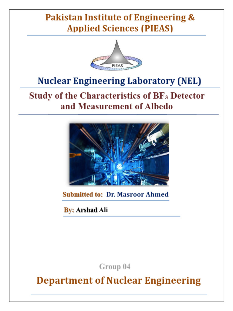 Bf3 Detector Characteristics Study Pdf