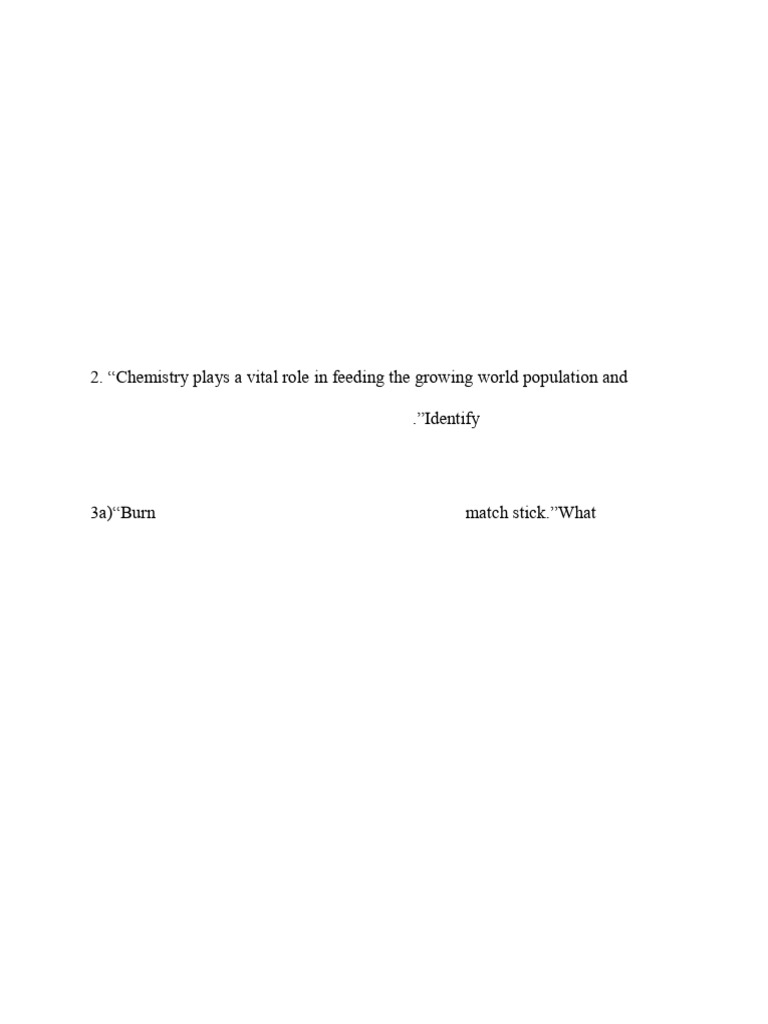 S1 Chemistry Holiday Work | PDF