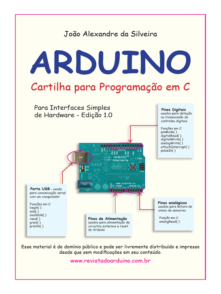 Cartilha de Programacao Arduino | PDF | Arduino | C (linguagem de ...