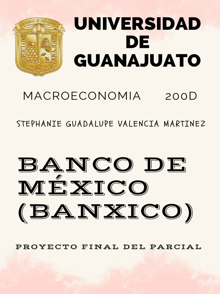 Rol de Banxico en la Economía Mexicana | PDF | Economias | Dinero