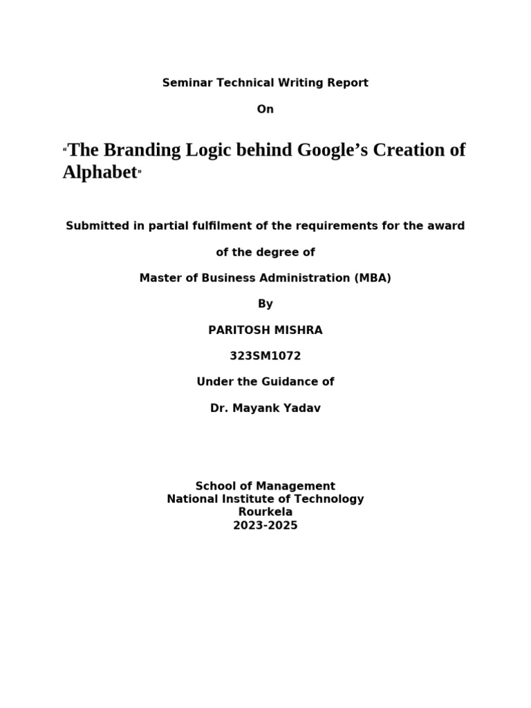 Google-Alphabet STW Report | PDF | Alphabet Inc. | Brand