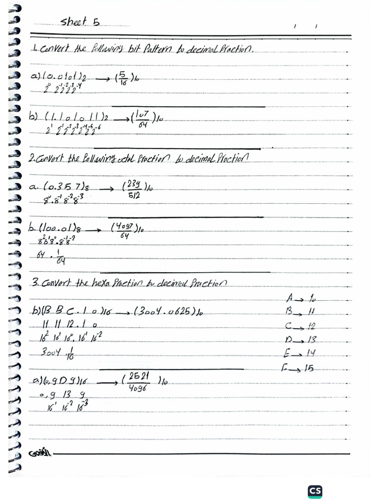 Sheet 5 Answer Model | PDF