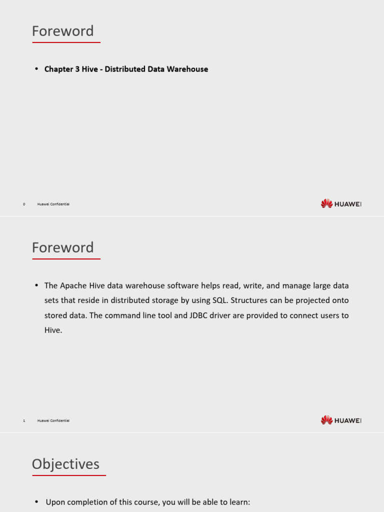 Big Data. Lecture. Chapter 3 Hive - Distributed Data Warehouse | PDF | Apache Hadoop ...