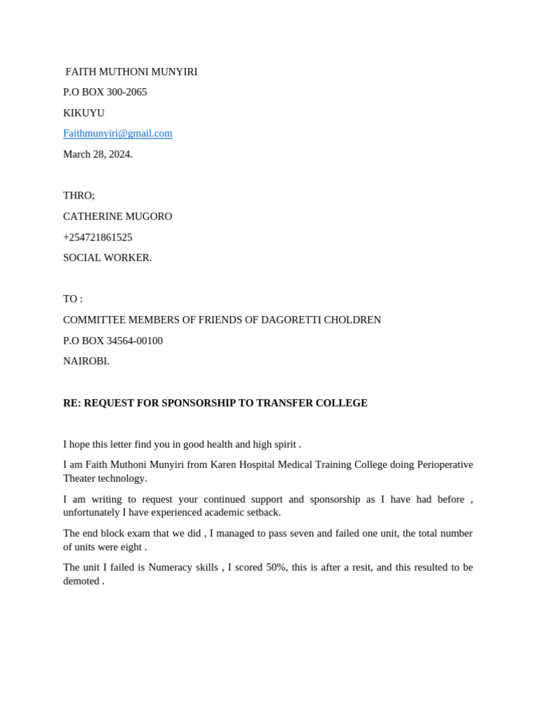 Faith Muthoni Munyiri | PDF