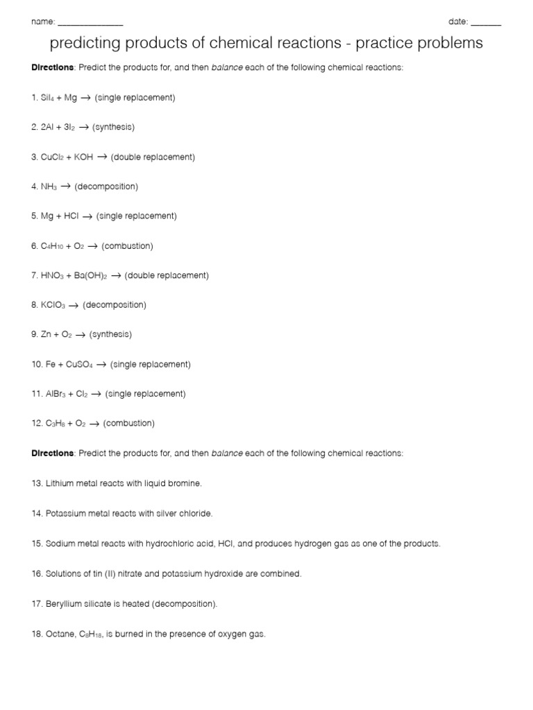 Prediciting Products Extra Practice | PDF