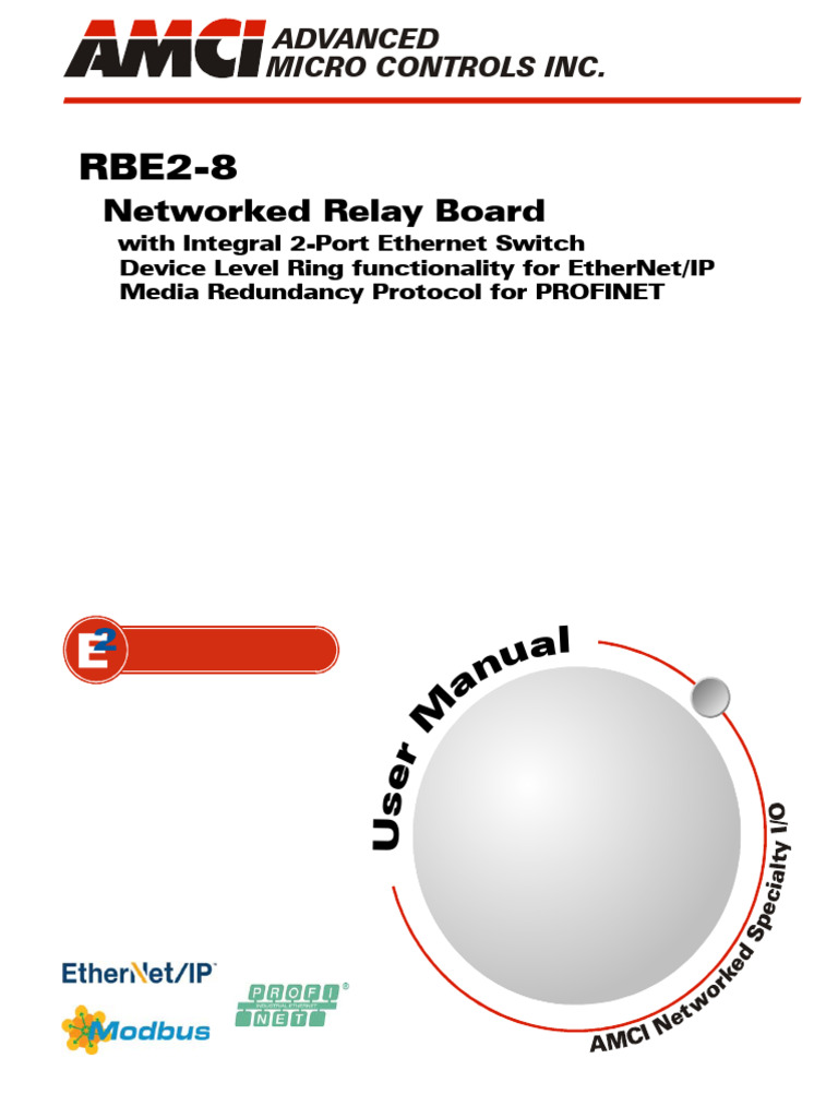 AMCI RBE2-8 Manual - 0R011 | PDF | Computer Network | Internet Protocols