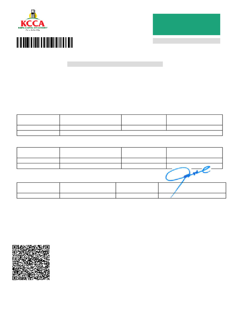 KCCA Online Trade License Certificate | PDF | License | Civil Law ...