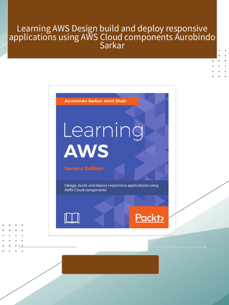 Instant Ebooks Textbook Learning Aws Design Build And Deploy Responsive Applications Using Aws