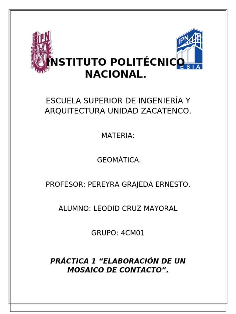 1er-practica-de-geomatica | PDF