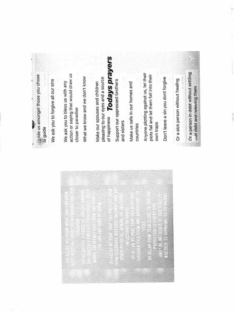 Common Dua List 1 - Umrah | PDF