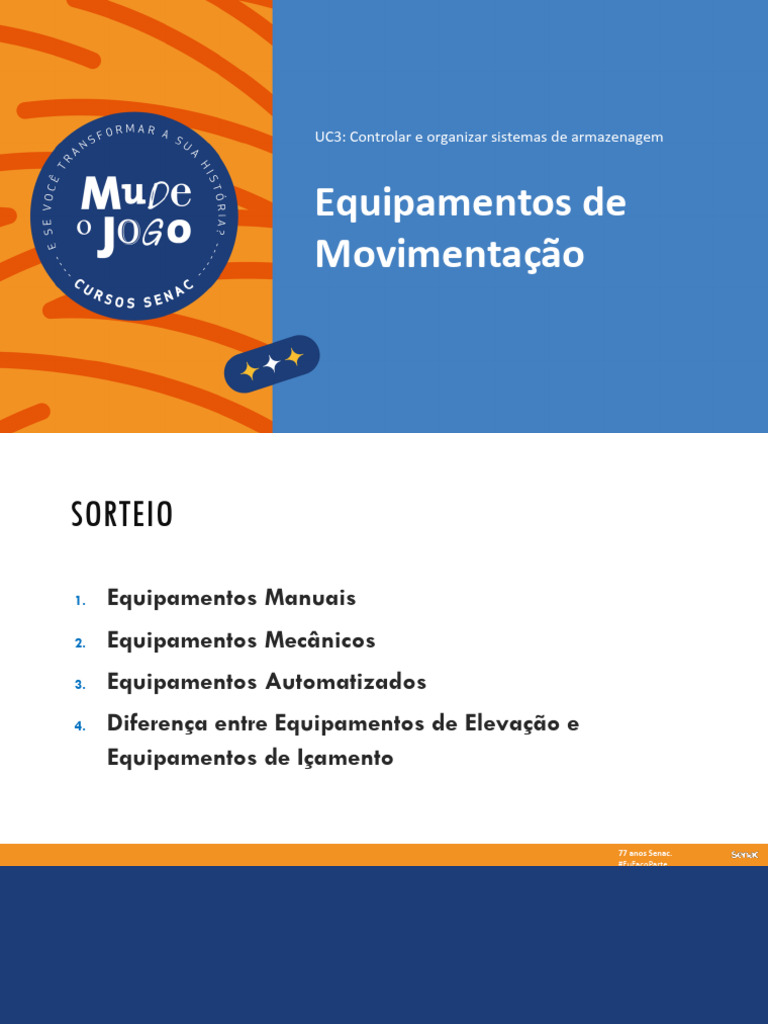 Equipamentos de Movimentação de Cargas | PDF | Automação | Empilhadeira