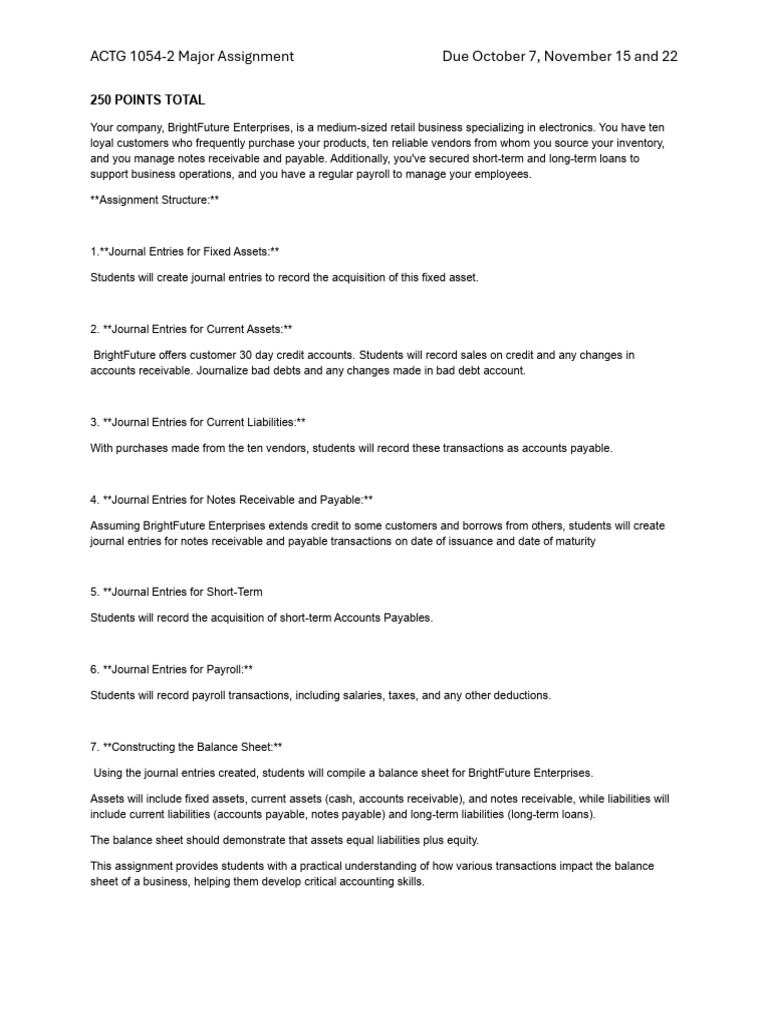 ACTG 1054 Major Assignment | PDF | Social Security (United States ...