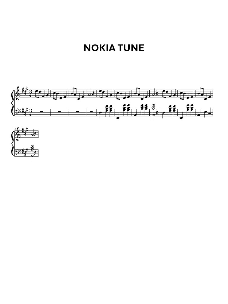 Nokia Tune | PDF