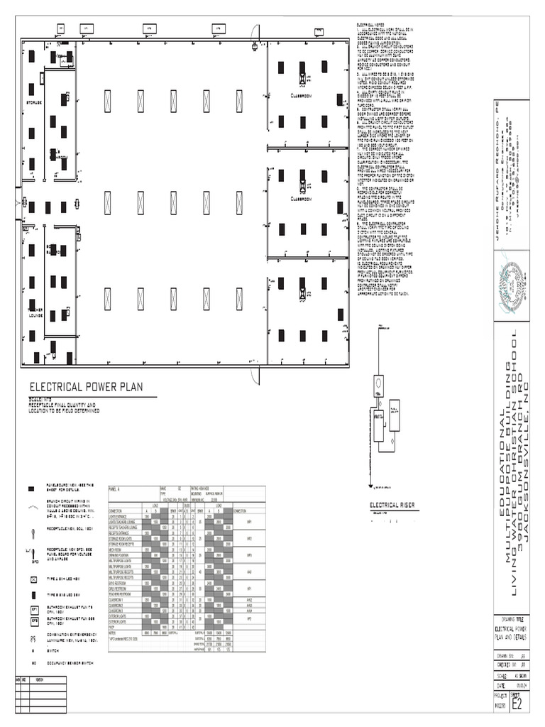 014 ELECTRICAL POWER PLAN E2 | PDF | Electrical Conductor | Electrical ...