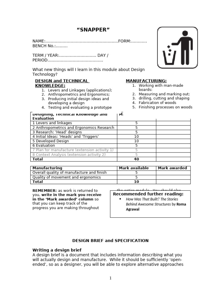 Snapper booklet DT RGSHW | PDF | Lever | Anthropometry