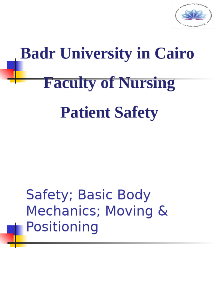 Safety - Basic - Body - Mechanics | PDF | Anatomical Terms Of Motion
