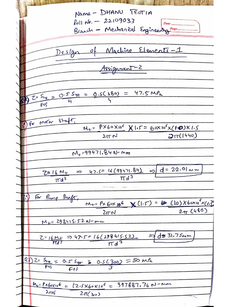 Dhanu Teotia [22109033] (DME-1 Assignment-2) | PDF