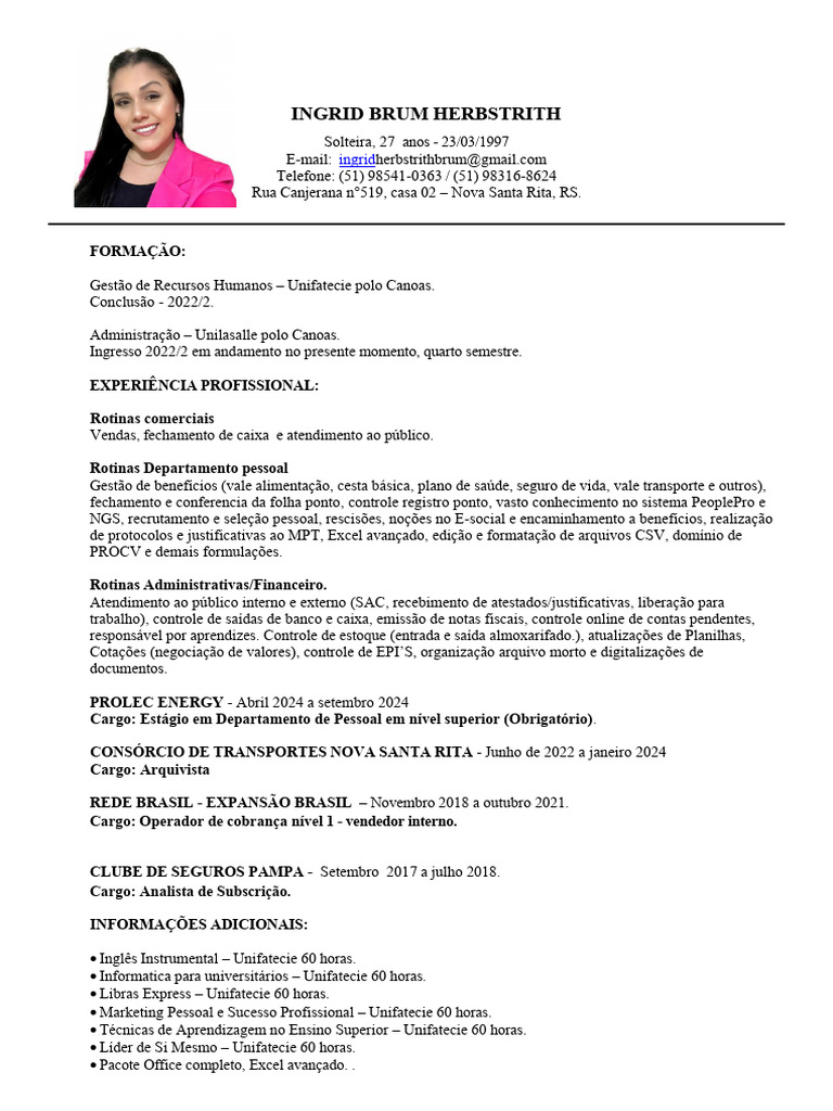 Curriculo Atualizado | PDF