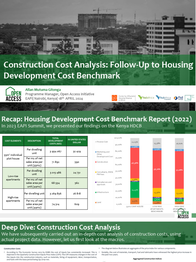 Starting With Affordable Construction Cost Analysis FINAL | PDF ...