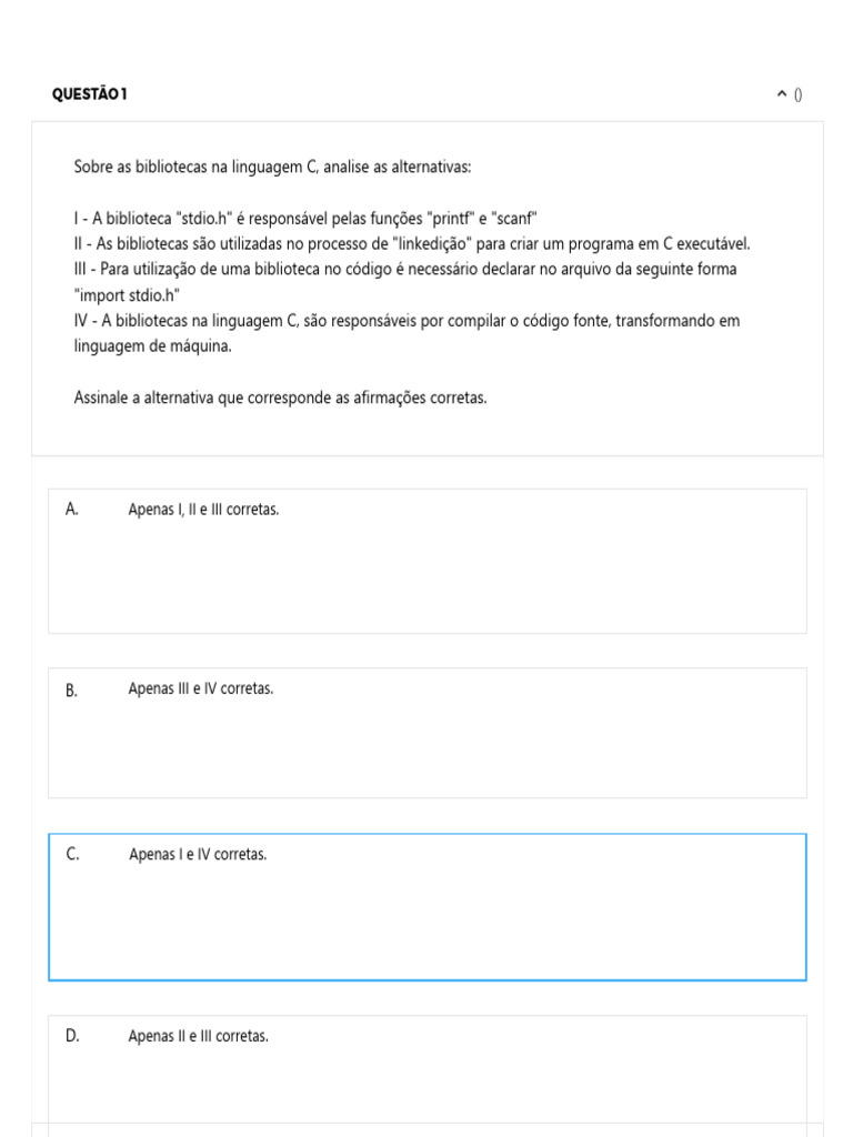 Prova LINGUAGEM E TECNICAS DE PROGRAMACAO | PDF | Linguagem de ...