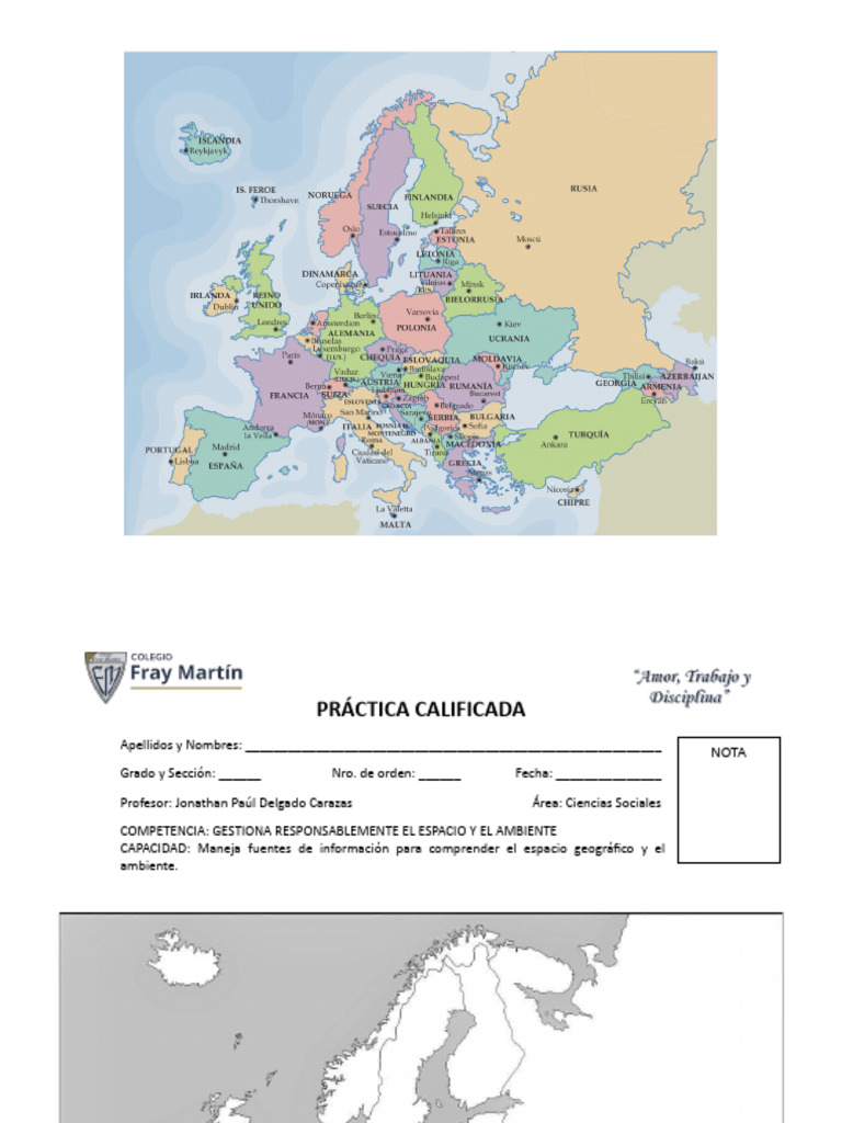 Mapa Europa | PDF