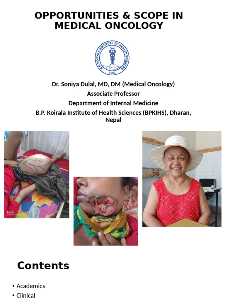 Opportunities & Scope in Medical Oncology | PDF