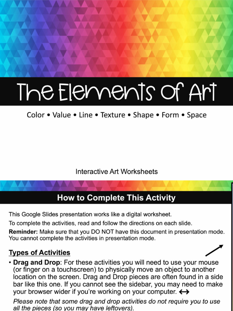 Color Schemes Interactive Worksheet | PDF
