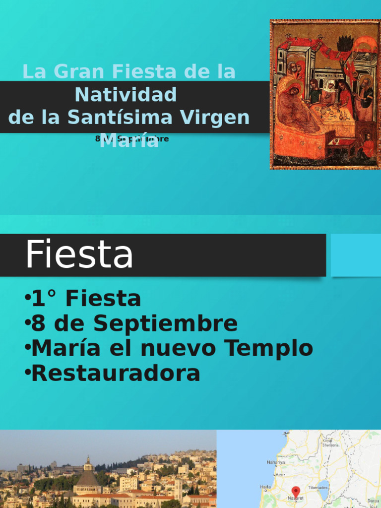 Fiesta de la Natividad de María | PDF | María, madre de Jesús | Iglesia ...