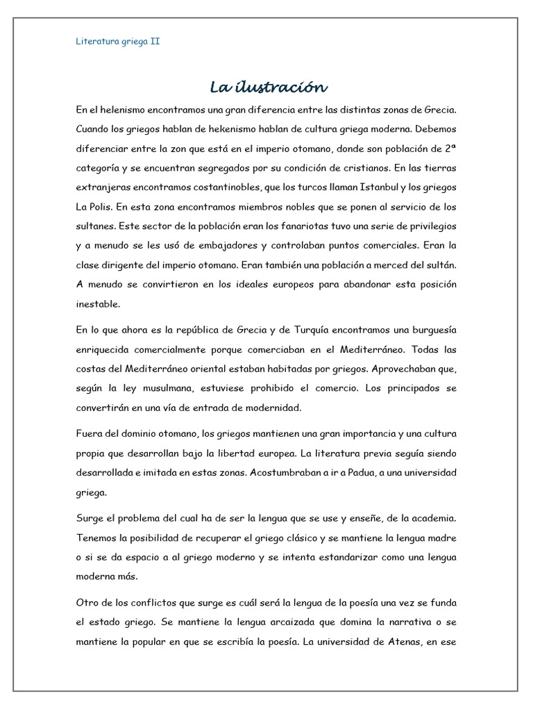 Griego II IMPRIMIR | PDF | Grecia | Helena de Troya