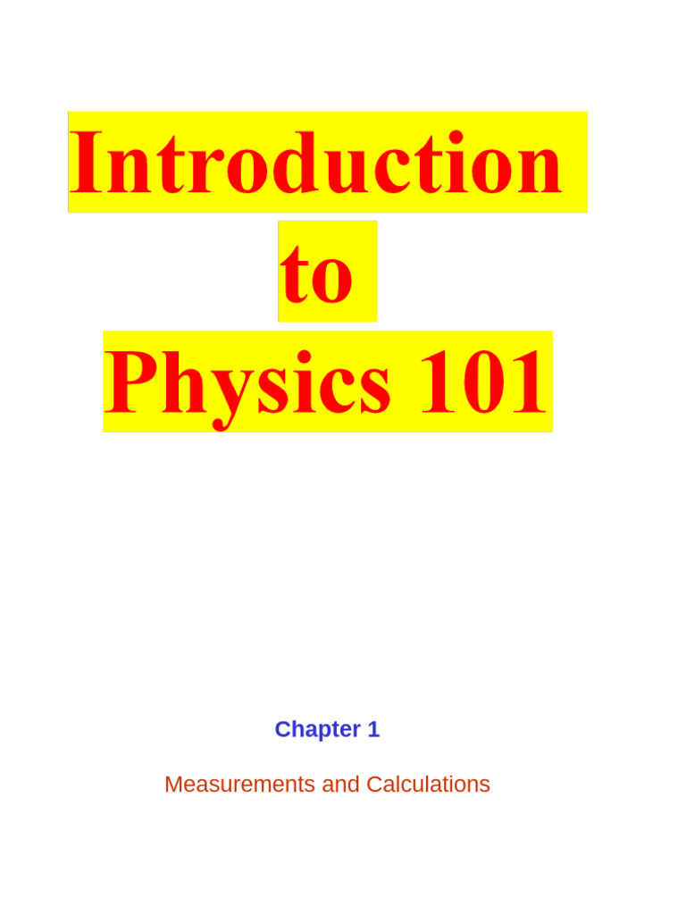 Chapter 1 Measurements and Calculations | PDF | Significant Figures | Litre