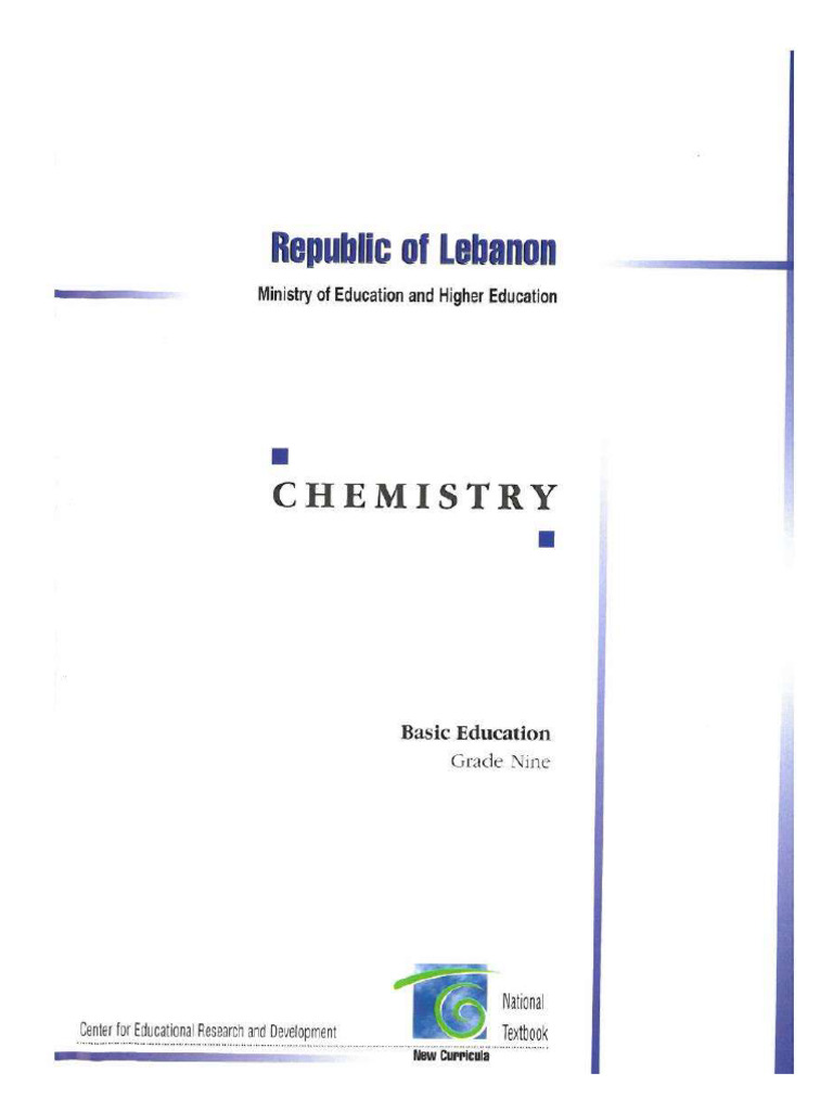 CRDP - Chemistry - Grade 9 - Part 1 | PDF