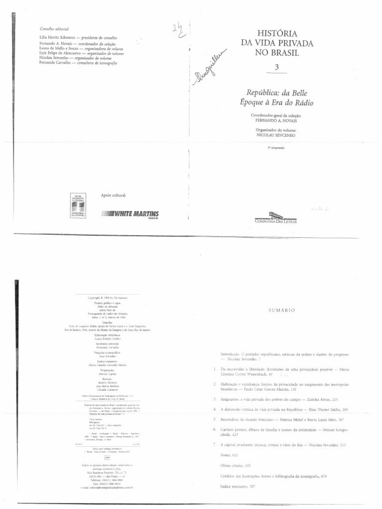 Texto 2 - O Preludio Republicano, Astucias Da Ordem e Ilusoes Do Progresso - Nicolau Sevcenko | PDF