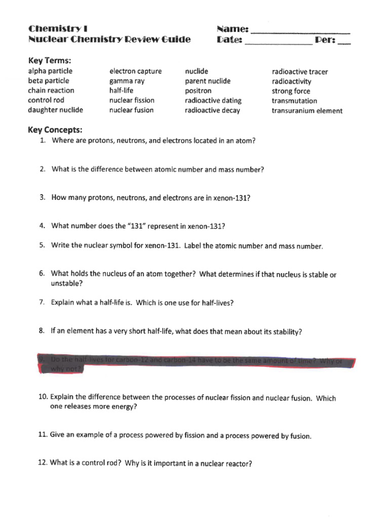 WKS, Unit Review Sheet | PDF