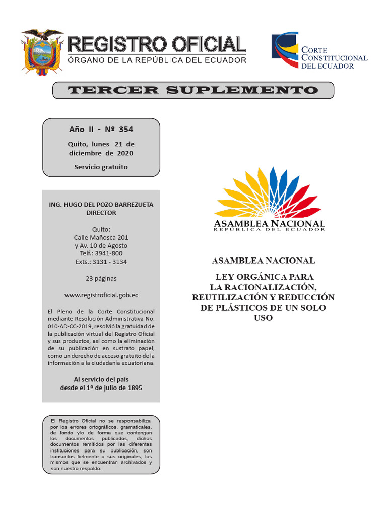 Ecu 200078 | PDF | El plastico | Residuos