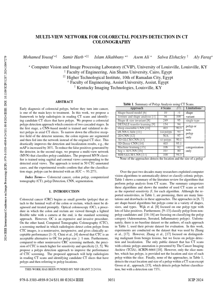 Multi-View Network For Colorectal Polyps Detection in CT Colonography ...