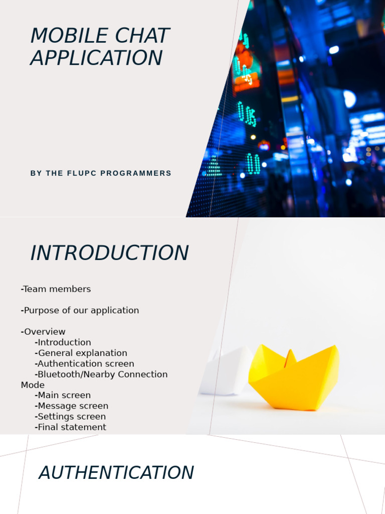 Mobile Chat App with Flutter & Firebase | PDF | Ios | Android (Operating System)