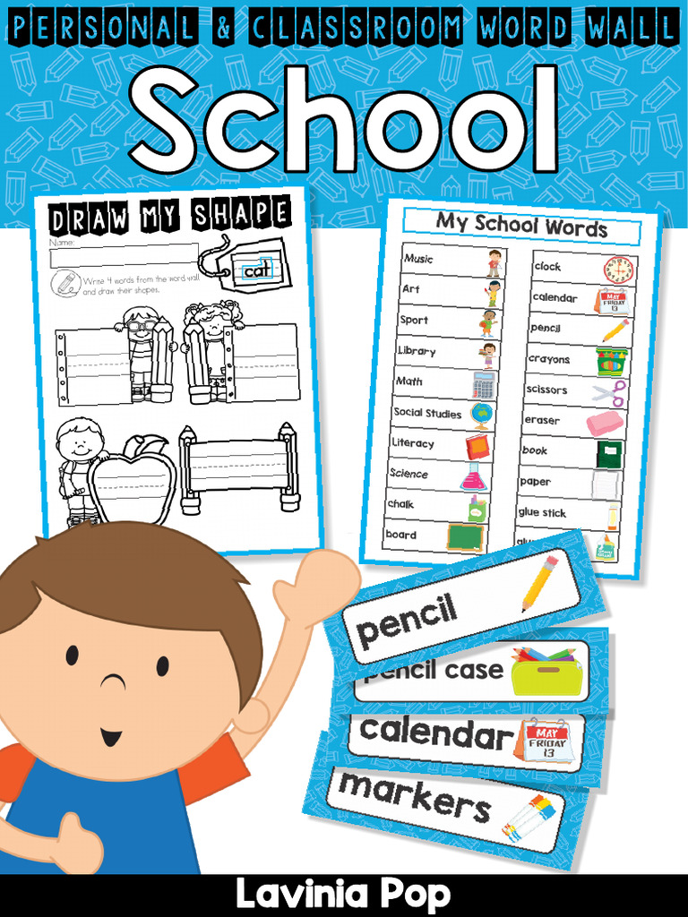 SchoolWordWallFREE 1 | PDF