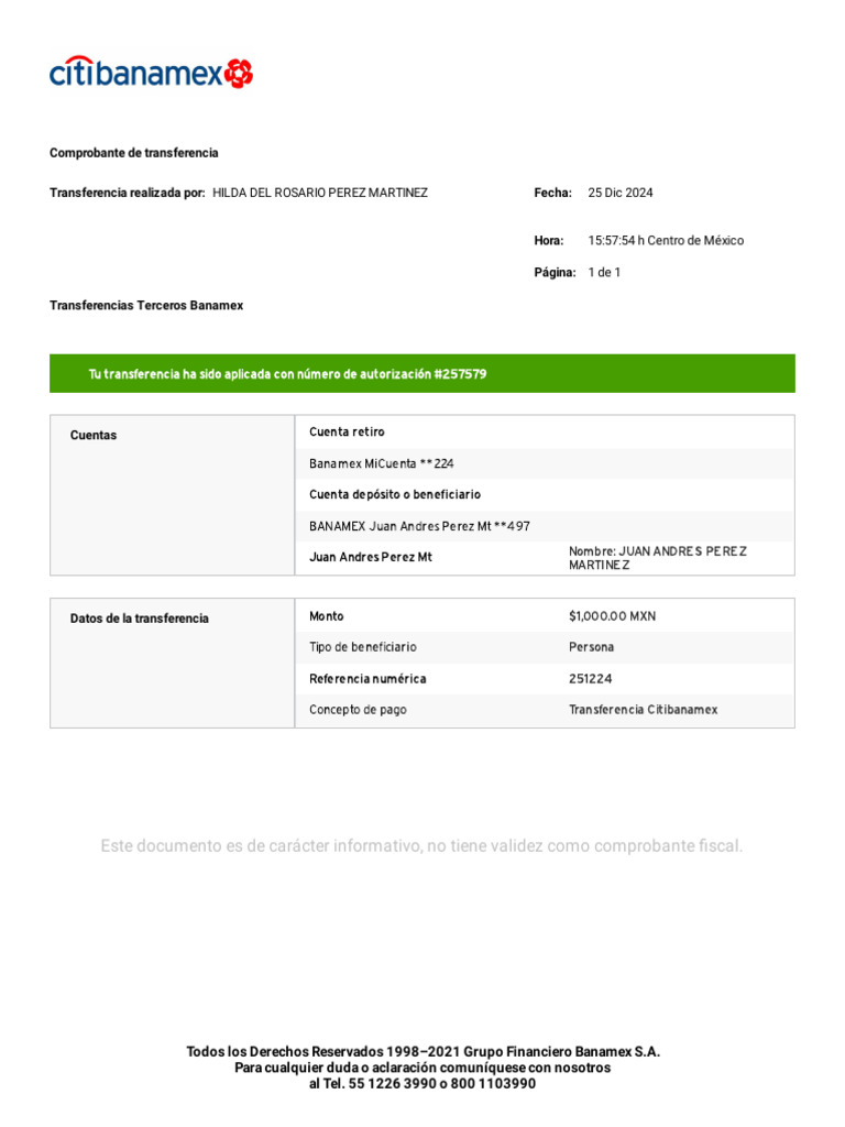 Comprobante Transferencia 25-Dic-2024 15-57-54 h | PDF Comprobante Transferencia 25-Dic-2024 15-57-54 h | PDF