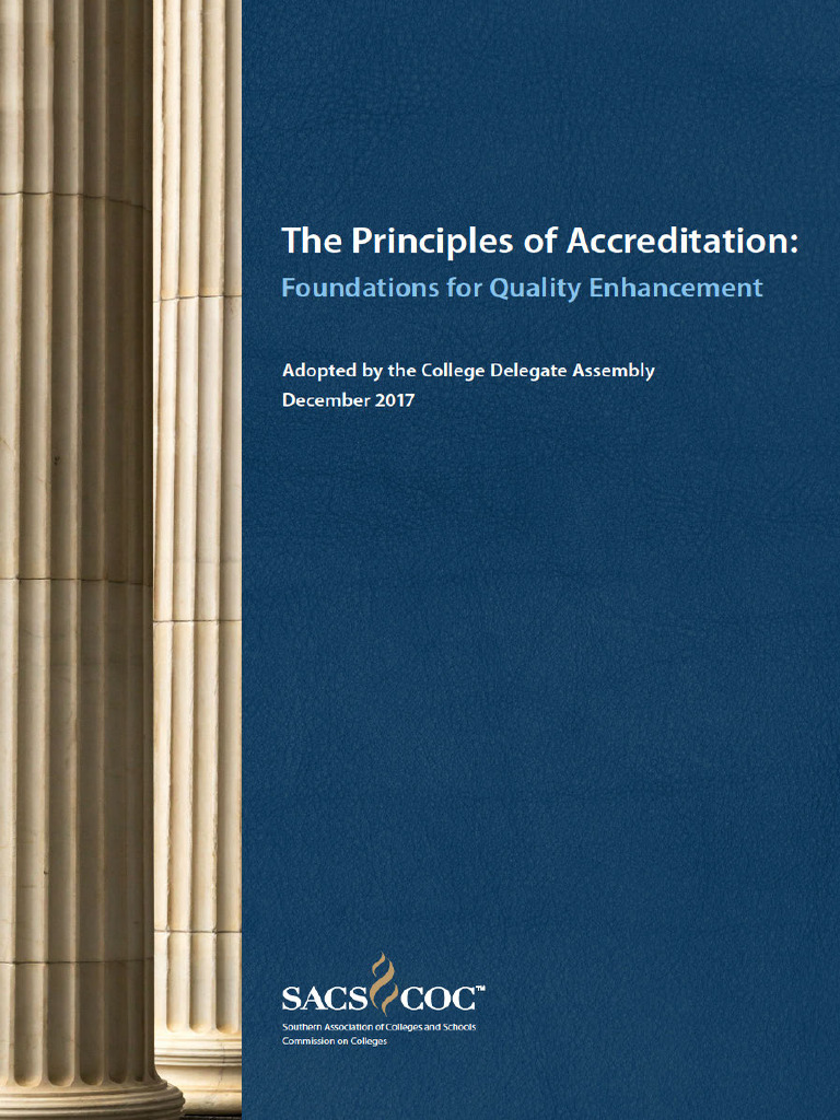 Principles of Accreditation Overview | PDF | Audit | Academic Degree