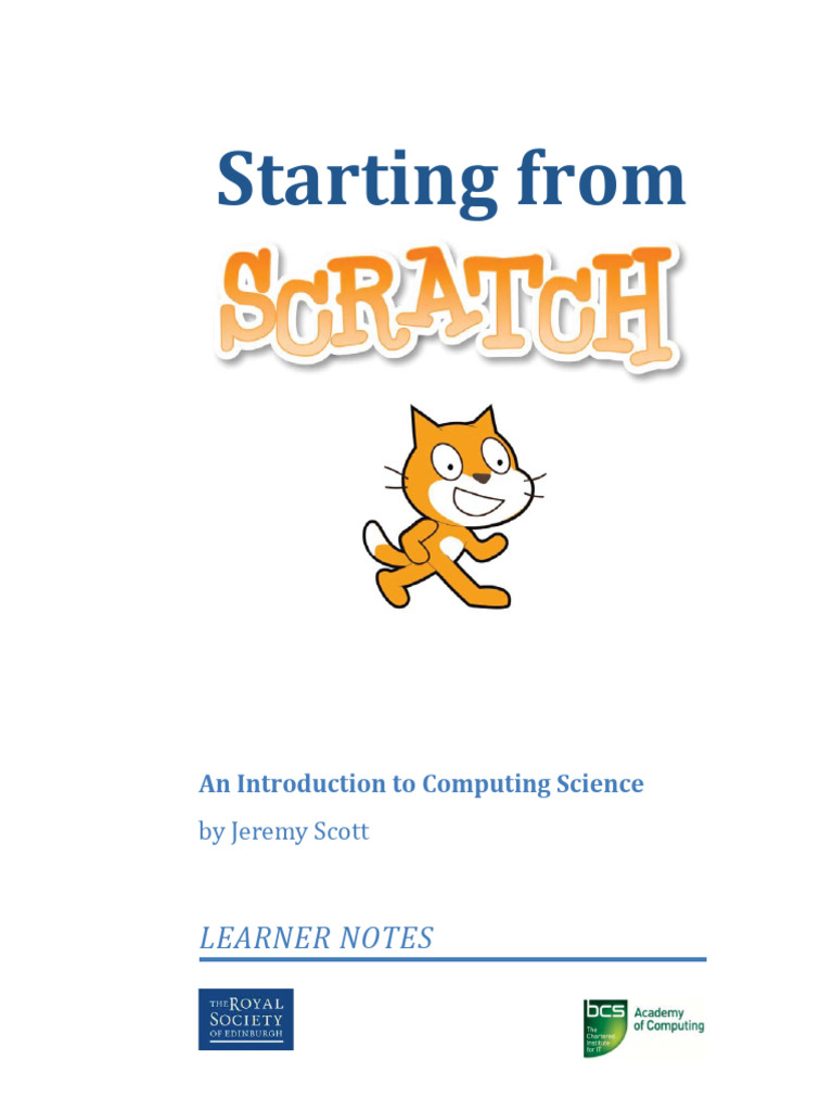 Starting From SCRATCH: An Introduction To Computing Science - Scratching The Surface | PDF ...