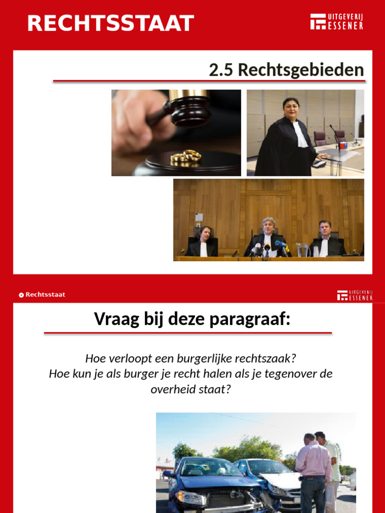 VWO 2.5 Rechtsgebieden 2022 | PDF