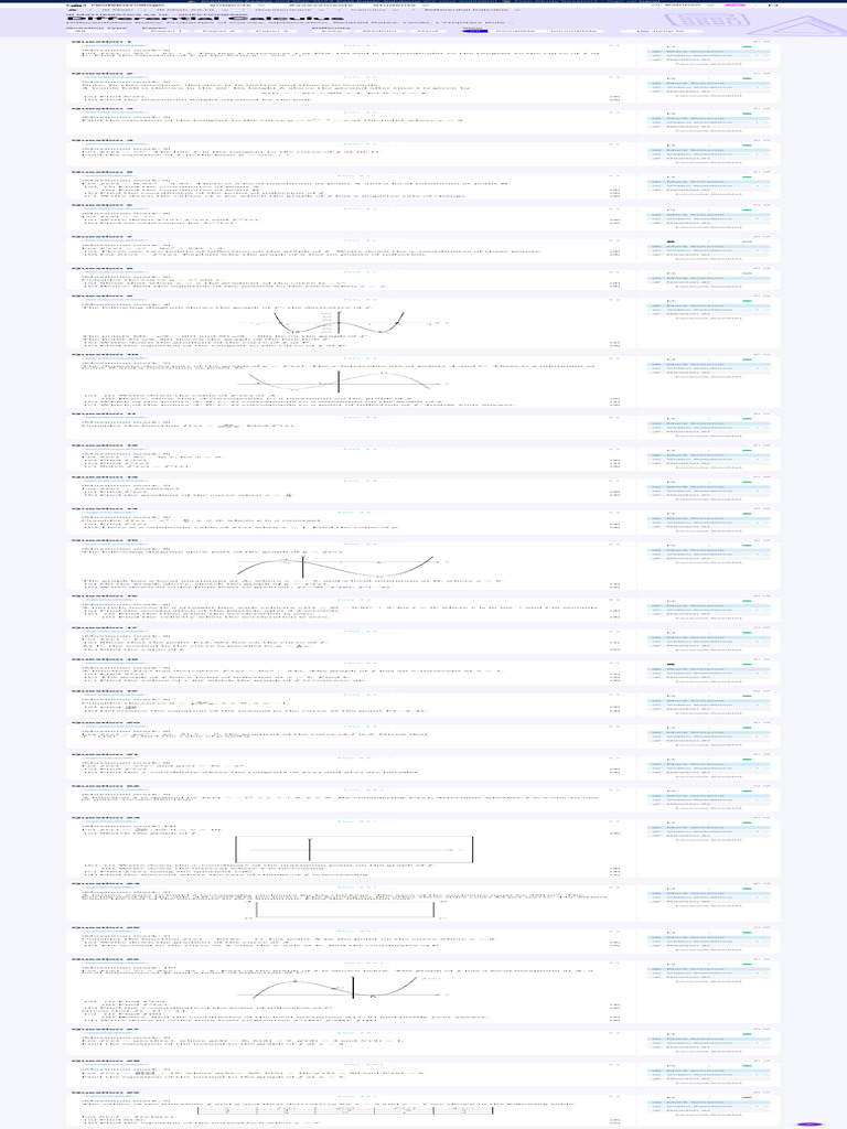 IB Mathematics AA HL Questionbank - Differential Calculus | PDF ...