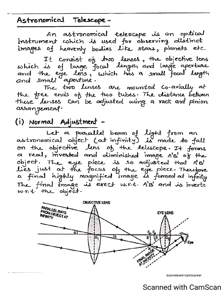 Ray Optics Notes (English) - 1 | PDF