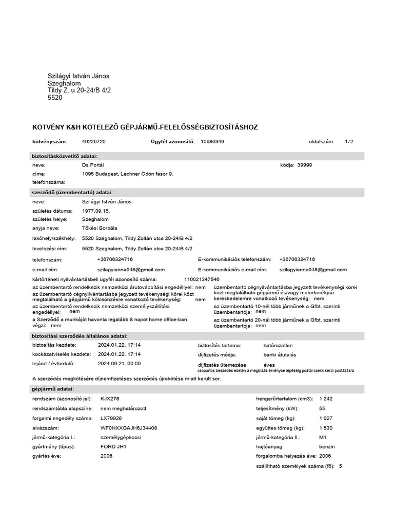 Szilágyi István János Szeghalom Tildy Z. U 20-24/B 4/2 5520: Kötvény K ...