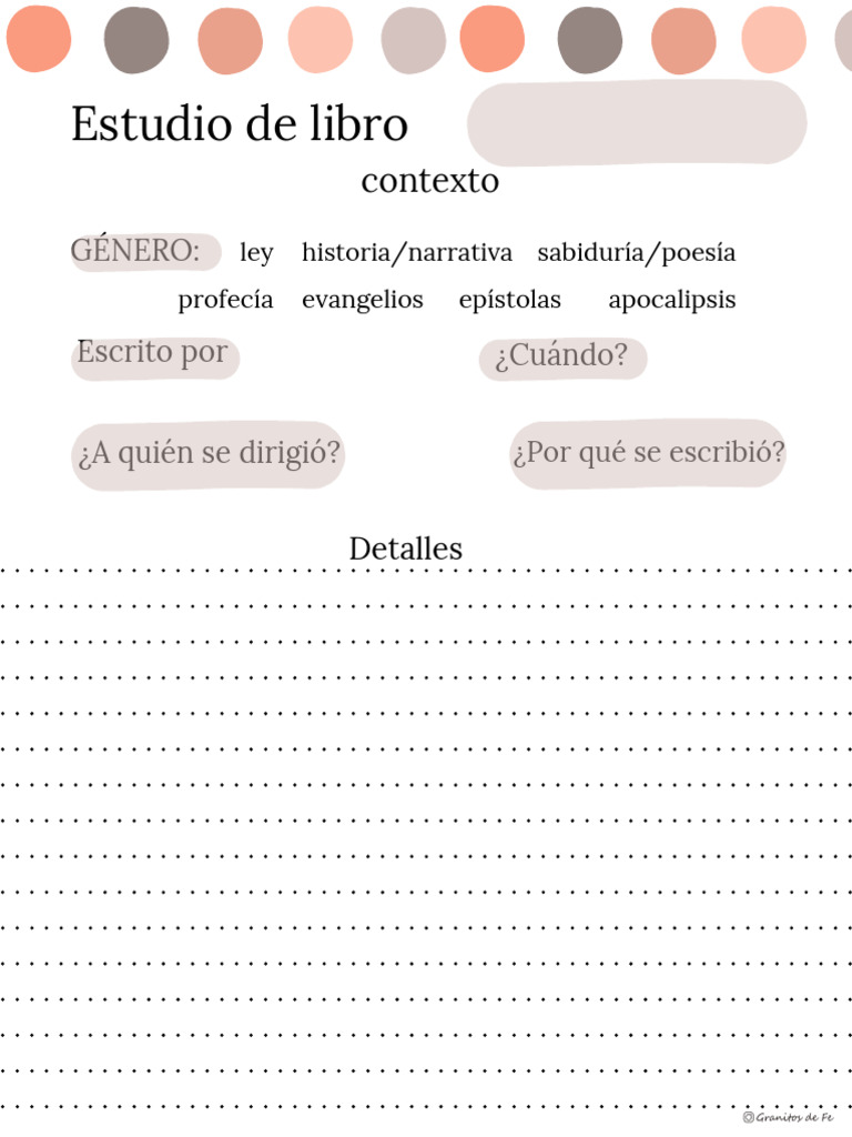 Estudio de Libro | PDF