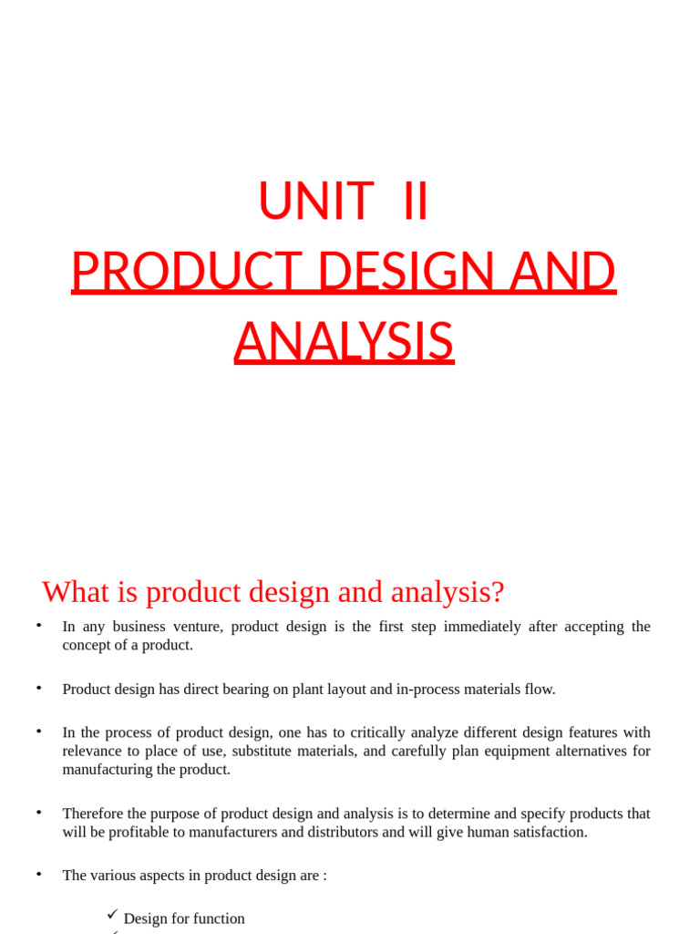POM UNIT II | PDF | New Product Development | Strategic Management