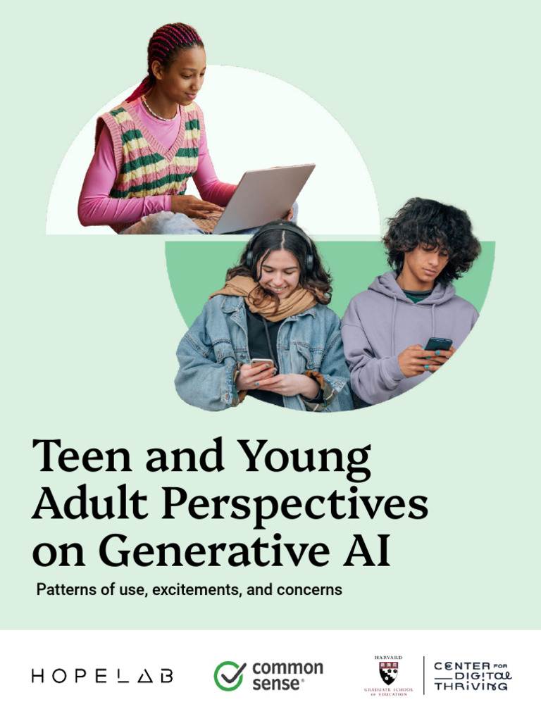 Teen Perspectives on Generative AI Usage | PDF | Artificial ...