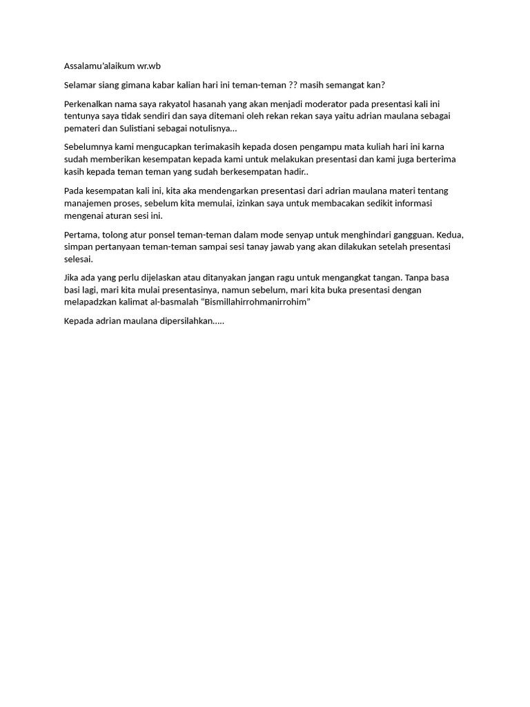 Teks Moderator | PDF