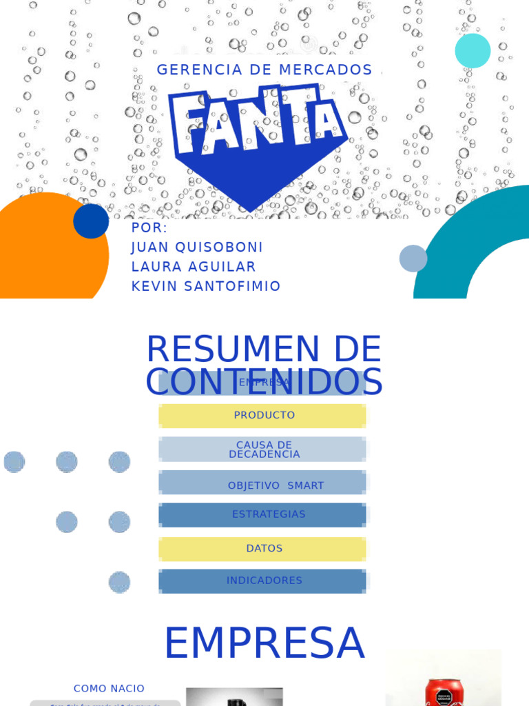 Presentación Fanta | PDF | Coca Cola | Bebida