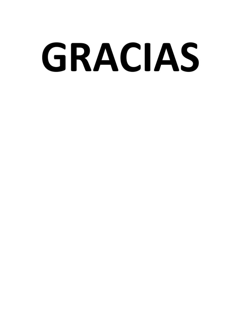 Gracias | PDF